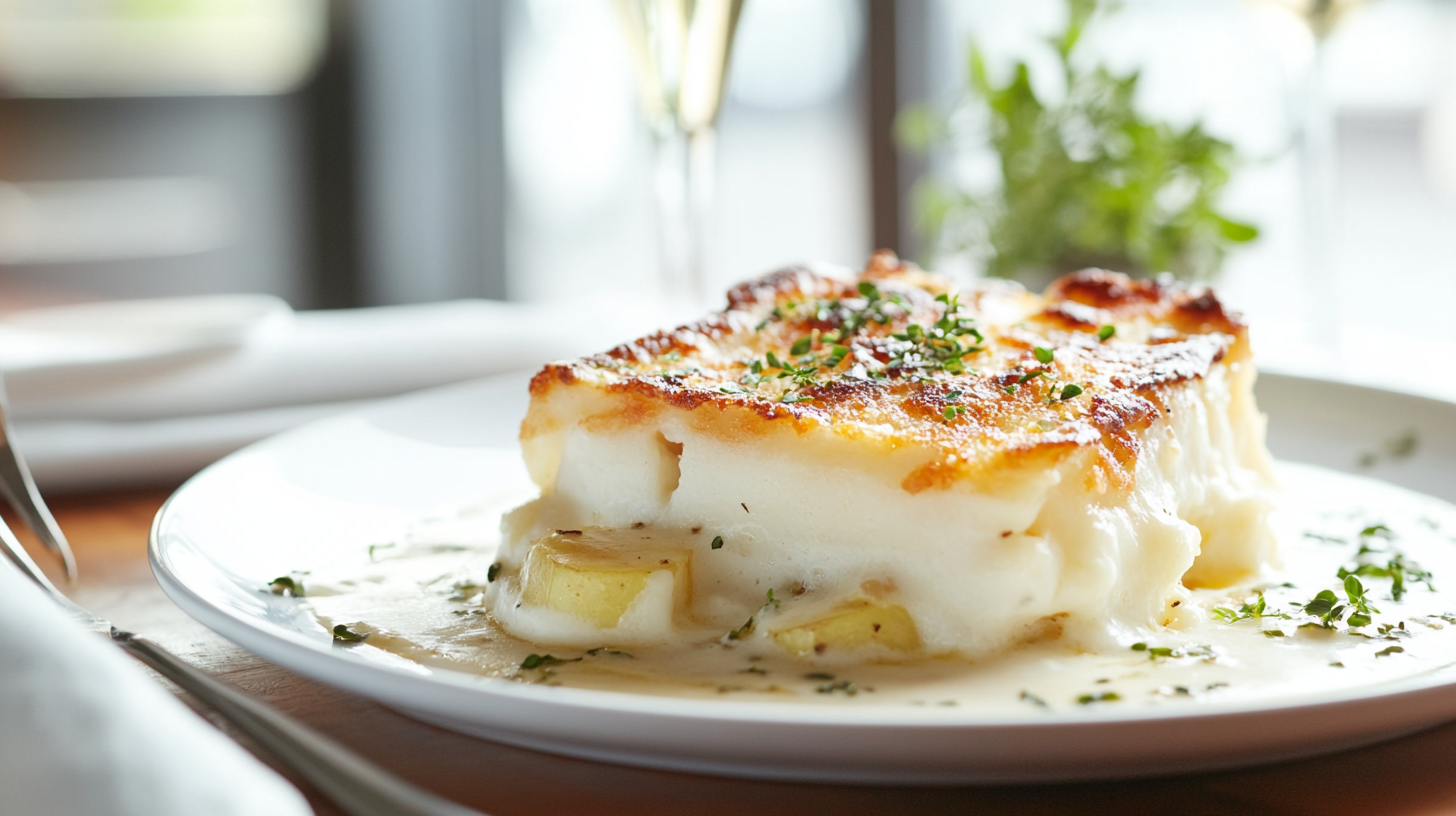 Creamy Cod and Potato Gratin |Comfort Food with Layers of Flavor
